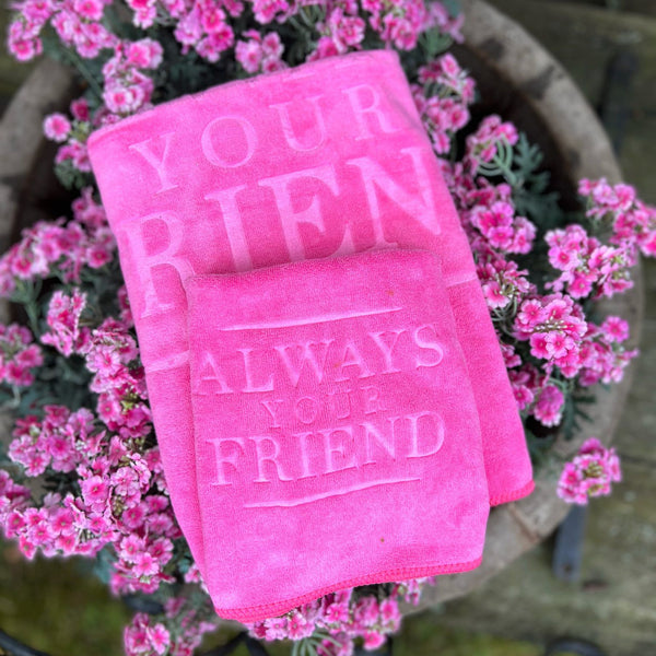 Mini Serviette Microfibre ALWAYS YOUR FRIEND - 40x40 - SmileAndPaws